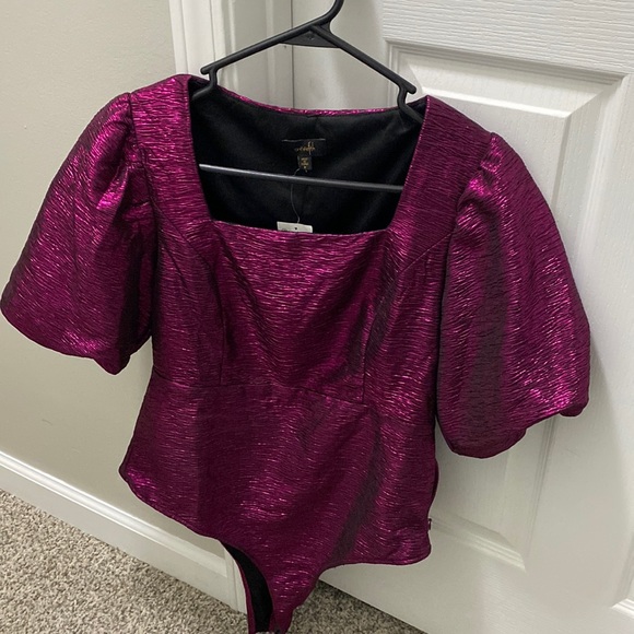 Versona | Tops | Versona Hot Pink Body Suit | Poshmark